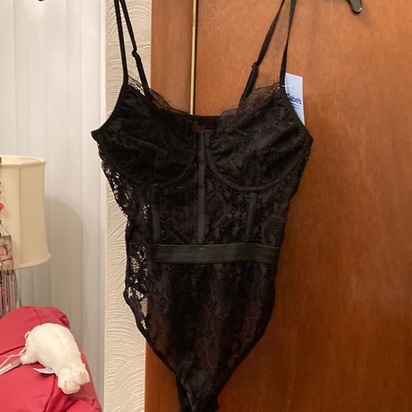 Intimates & Sleepwear | Sexy Black Lace Teddy Nwt | Poshmark